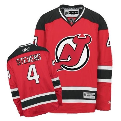Scott Stevens Reebok New Jersey Devils Premier Red Home NHL Jersey