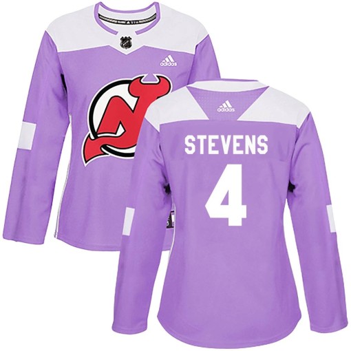 Scott Stevens Women's Adidas New Jersey Devils Authentic Purple Fights ...